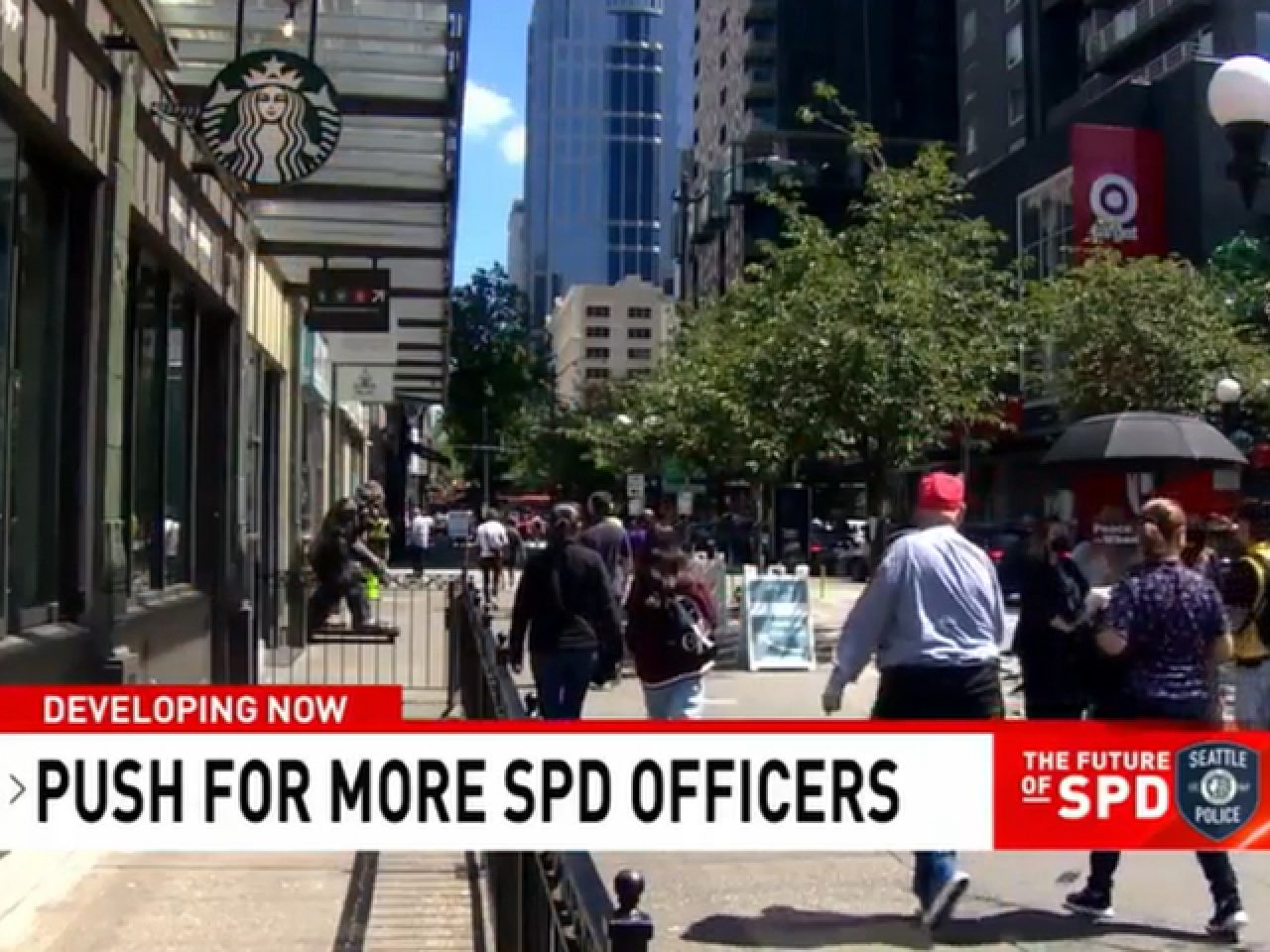 KOMO 4: Downtown businesses react to SPD hiring plan